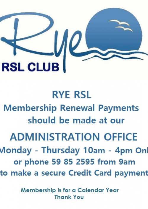Rye RSL Homepage - Rye District RSL Club Inc.