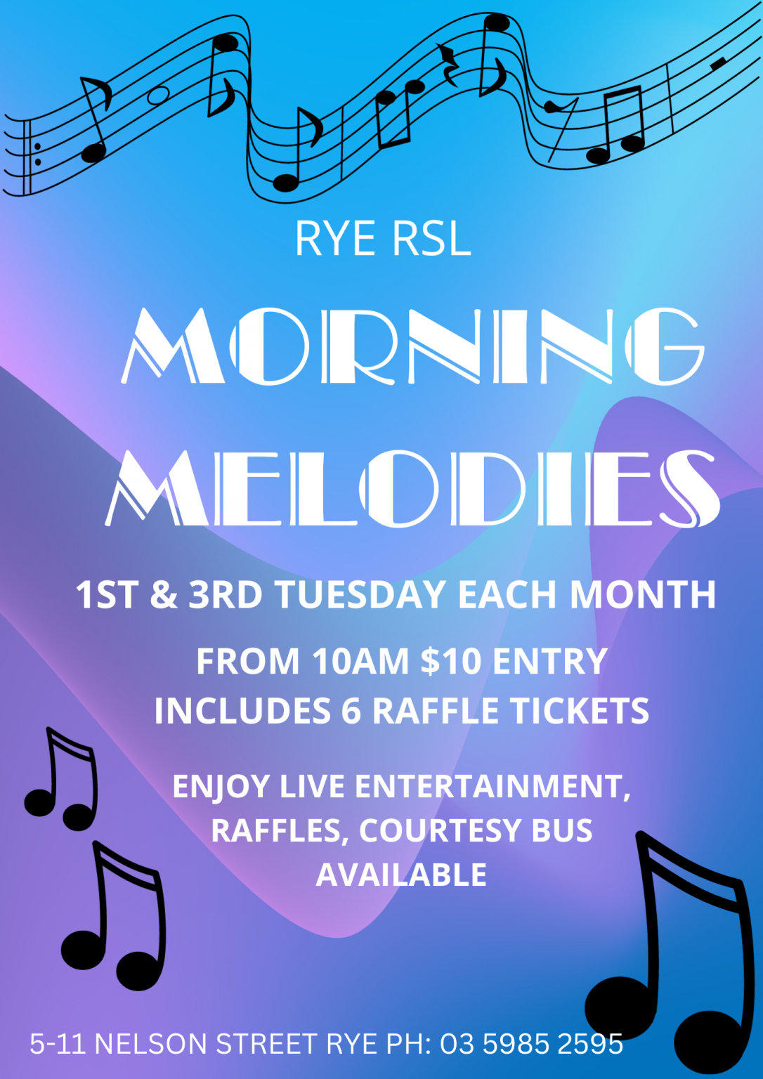 Rye District RSL Club Inc. – Open 9am till late 7 days | New Members ...