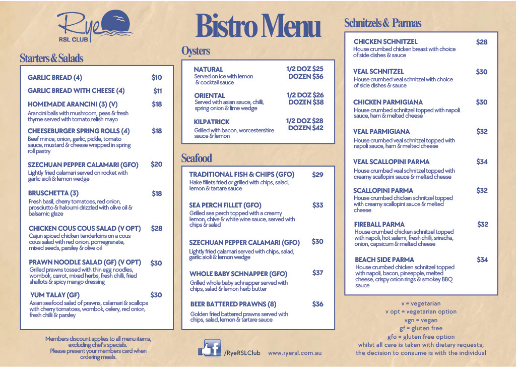 Dining – Rye District RSL Club Inc.